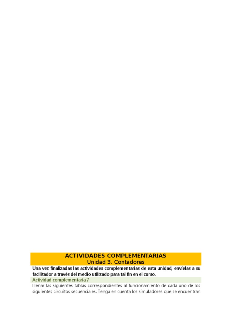 Act - Complementarias - U3 - ERNESTO PINTO | PDF | Electrónica digital | Áreas de informática