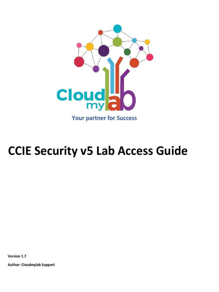 CCIE SECv5 Lab Access Guide Version1.7 | PDF | Cloud Computing | Microsoft Windows