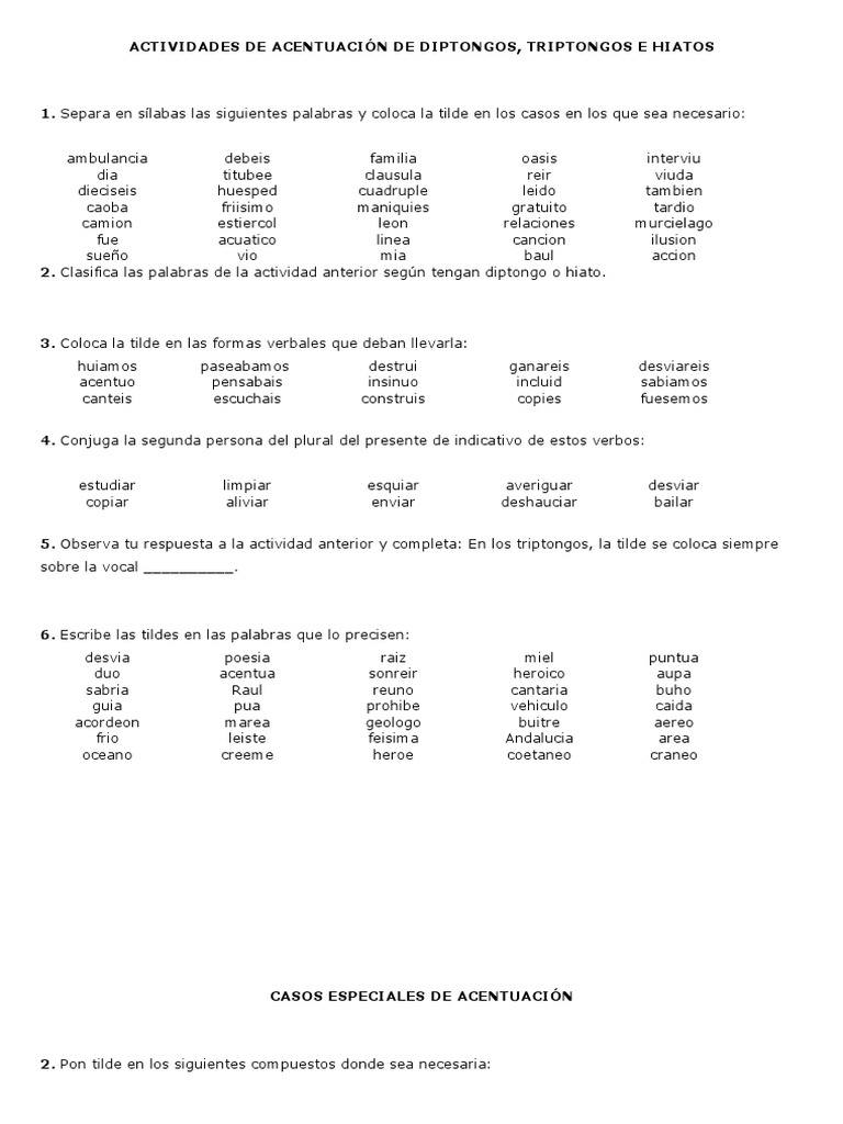 Diptongos | PDF | Fonología | Idiomas