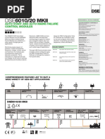 DSE6110 MKIII DSE6120 MKIII Installation Instructions PDF | PDF | Mains ...