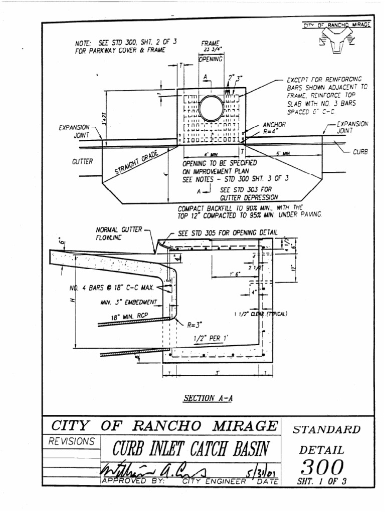 Curb Inlet Catch Basin | PDF