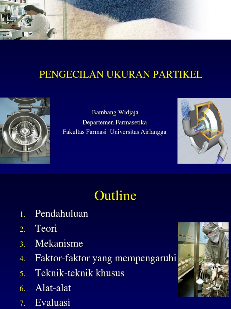 Pengecilan Ukuran Partikel | PDF