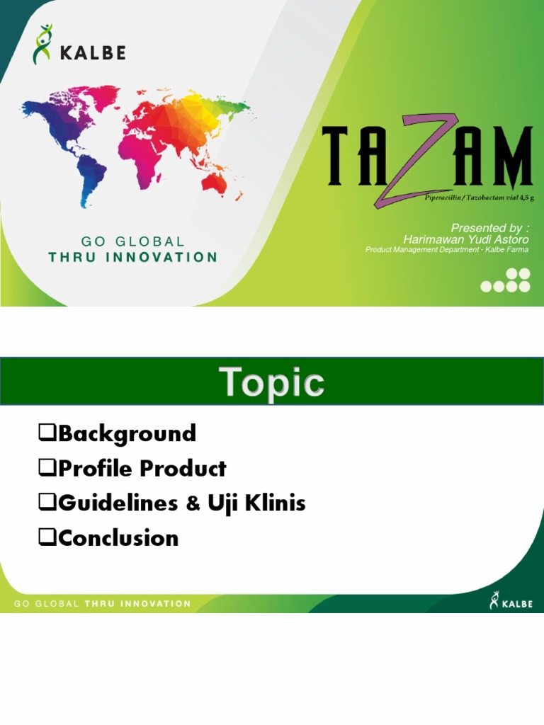 Profil dan Dosis TAZAM Antibiotik | PDF