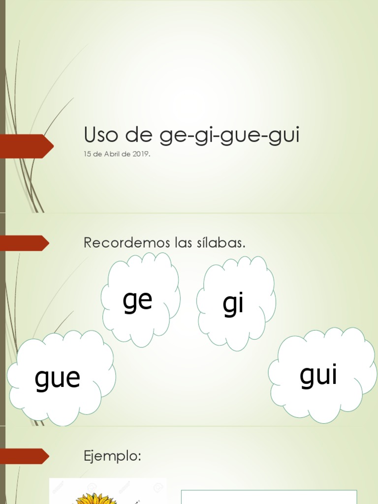 Uso de Ge-Gi-Gue-Gui | PDF