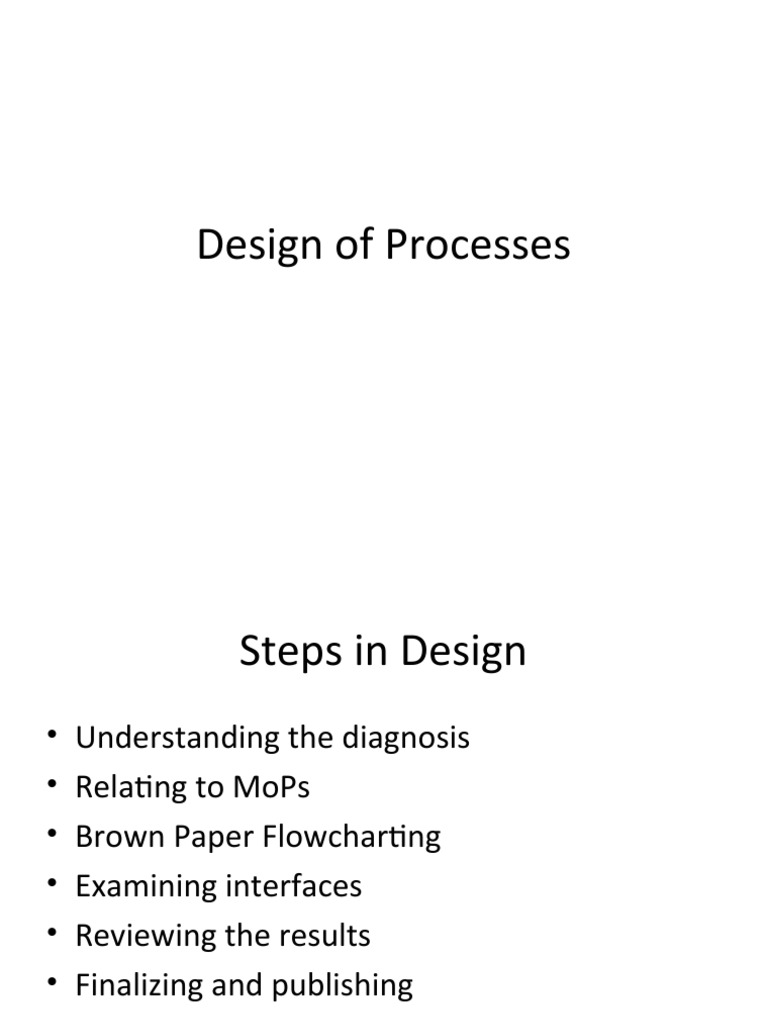 Process Design | PDF | Cognition | Computing