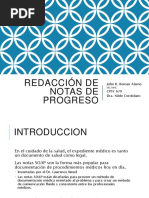 Plantilla de Notas de Progreso Mental | PDF | Trastorno mental | Ansiedad