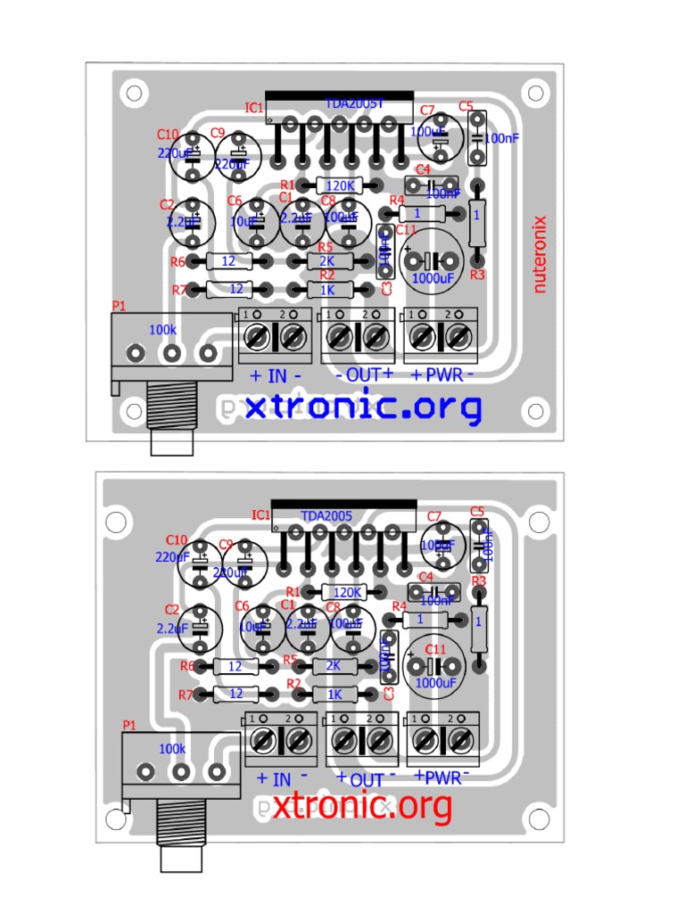 PCB Tda2005 - A | PDF