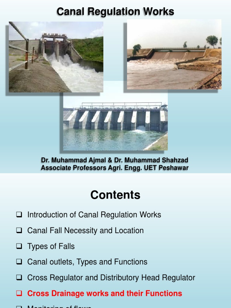 Canal Head Regulators.1 | PDF | Masonry | Civil Engineering