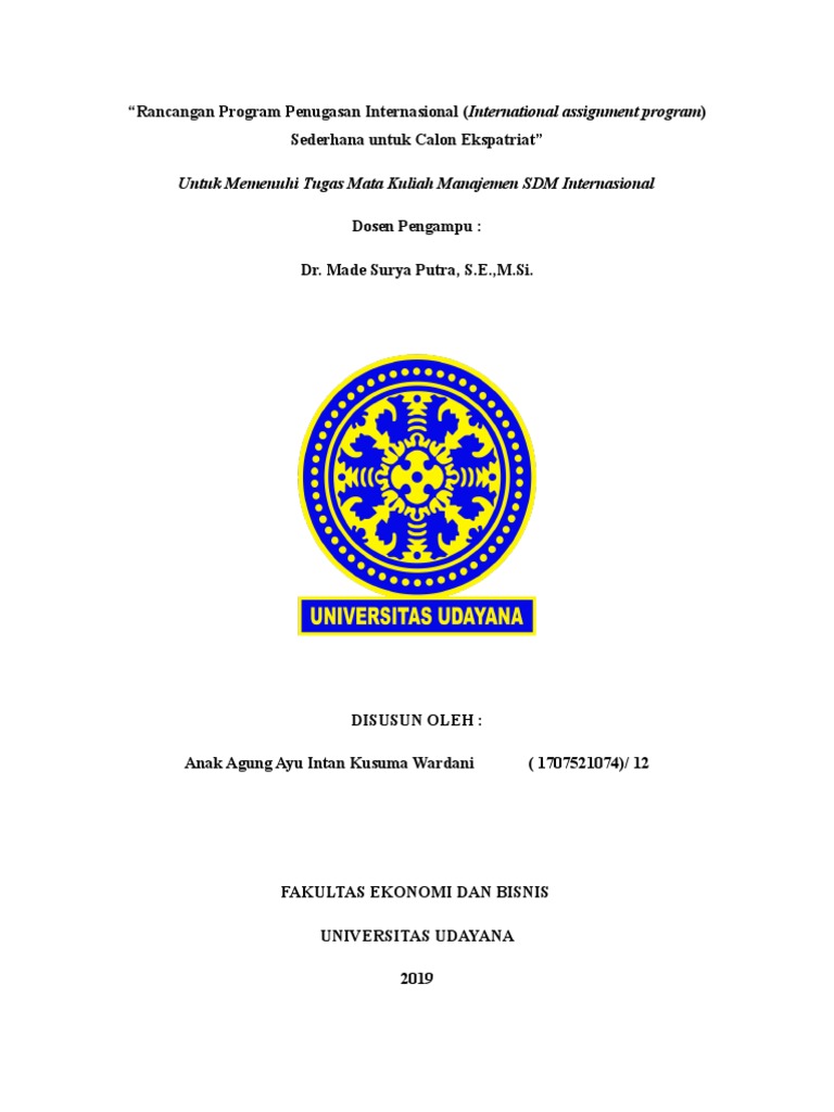 RMK 10 MSDM Internasional | PDF