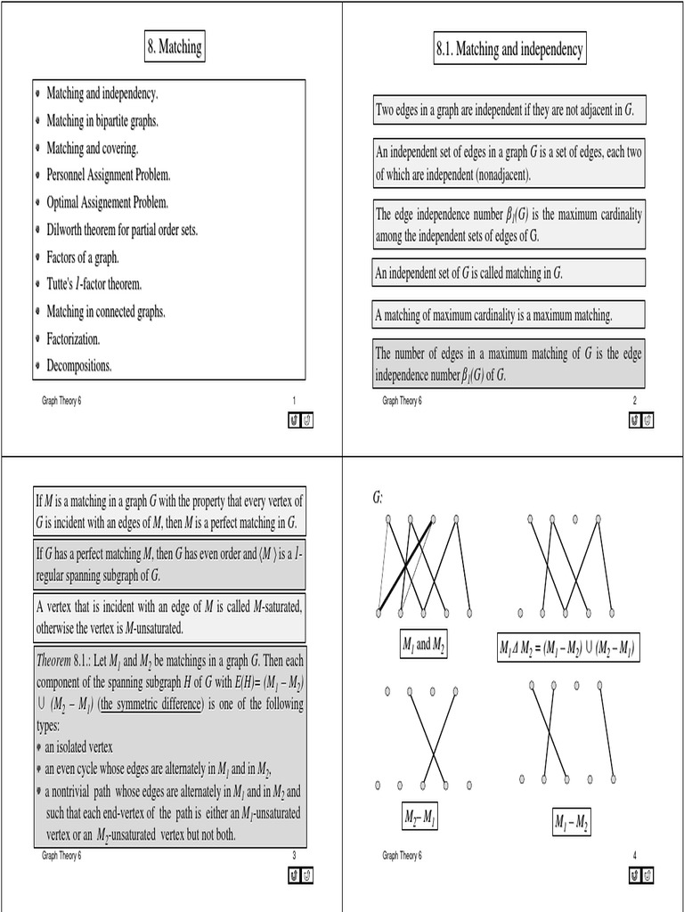 Graph Theory 6 | PDF | Mathematical Relations | Graph Theory
