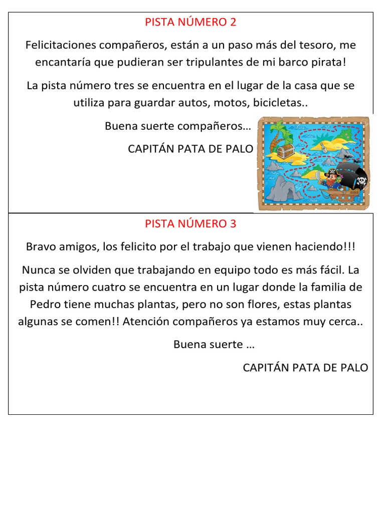 Busqueda Del Tesoro | PDF | Ocio