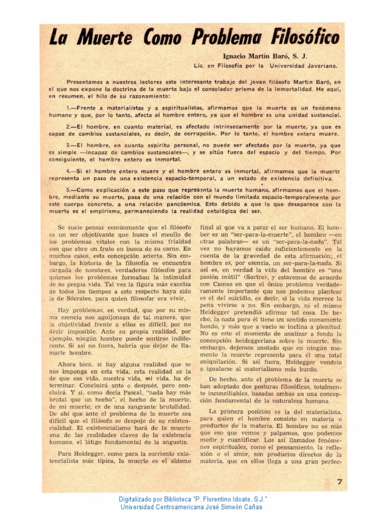 Filosofía de la Muerte e Inmortalidad | PDF | Alma | Homo Sapiens