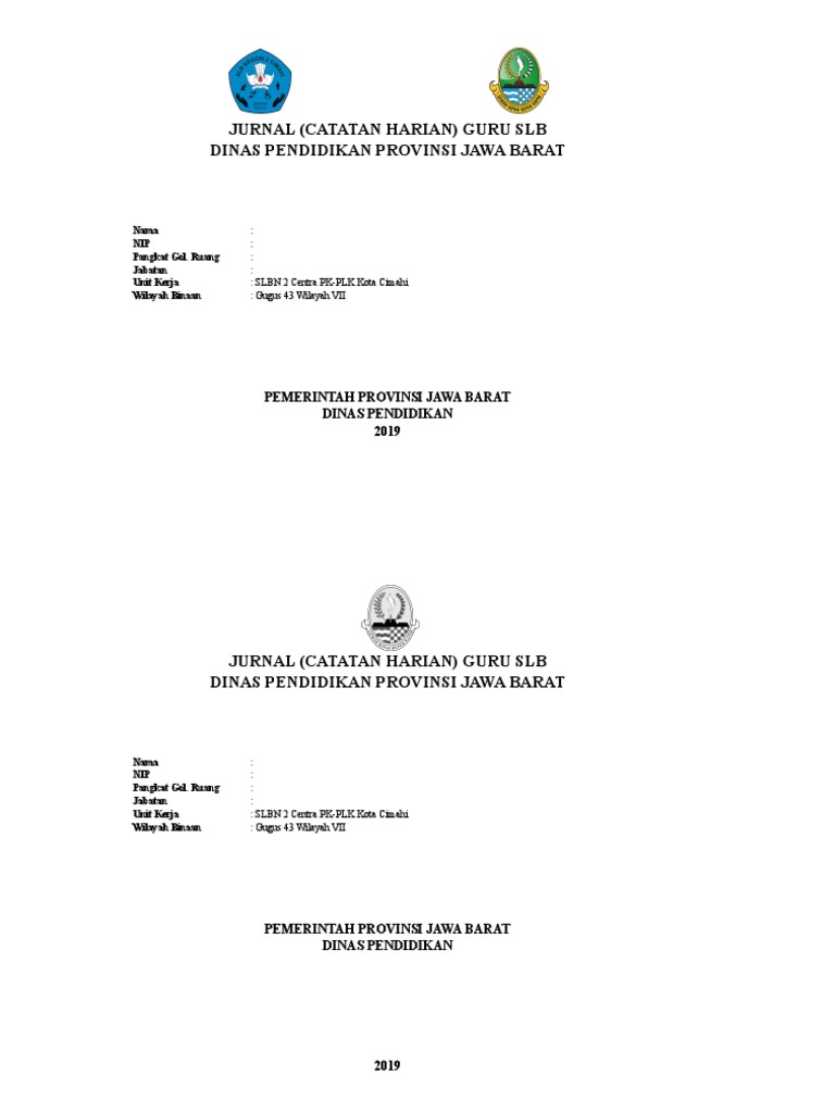 Cover Jurnal Guru SLB | PDF