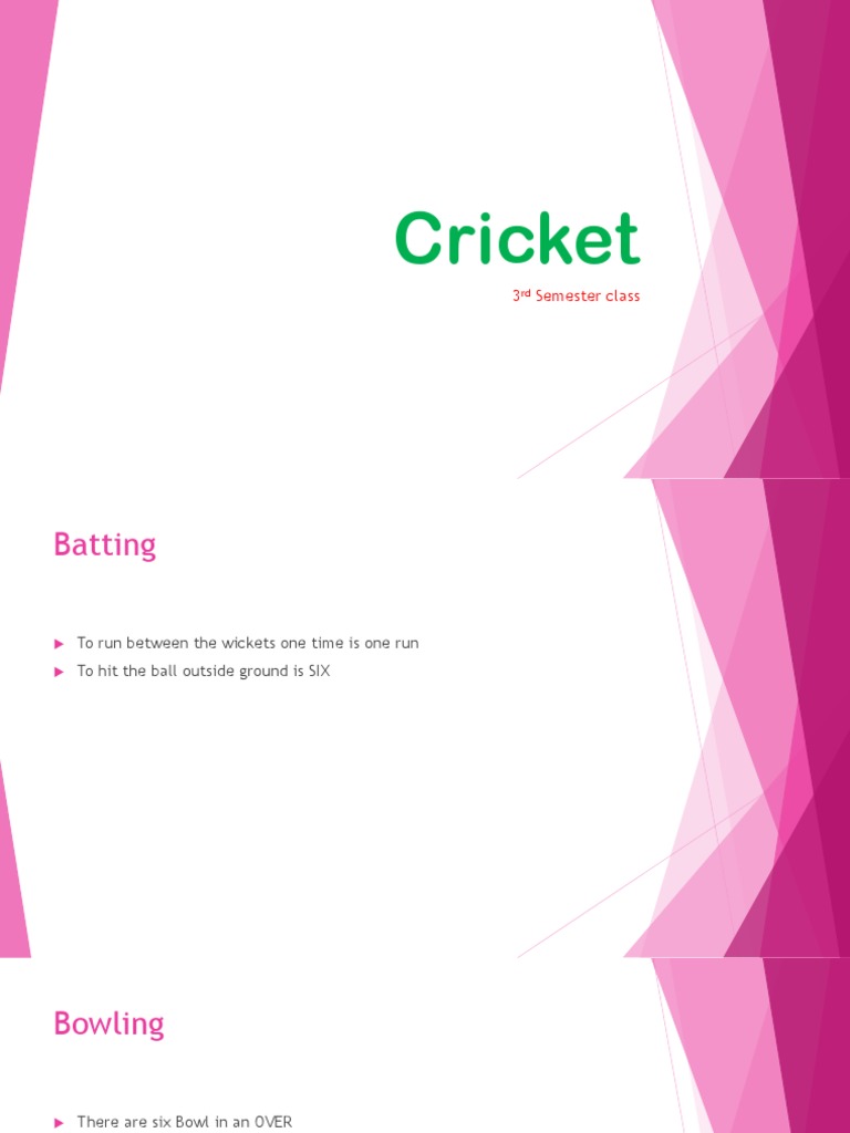 Cricket | PDF