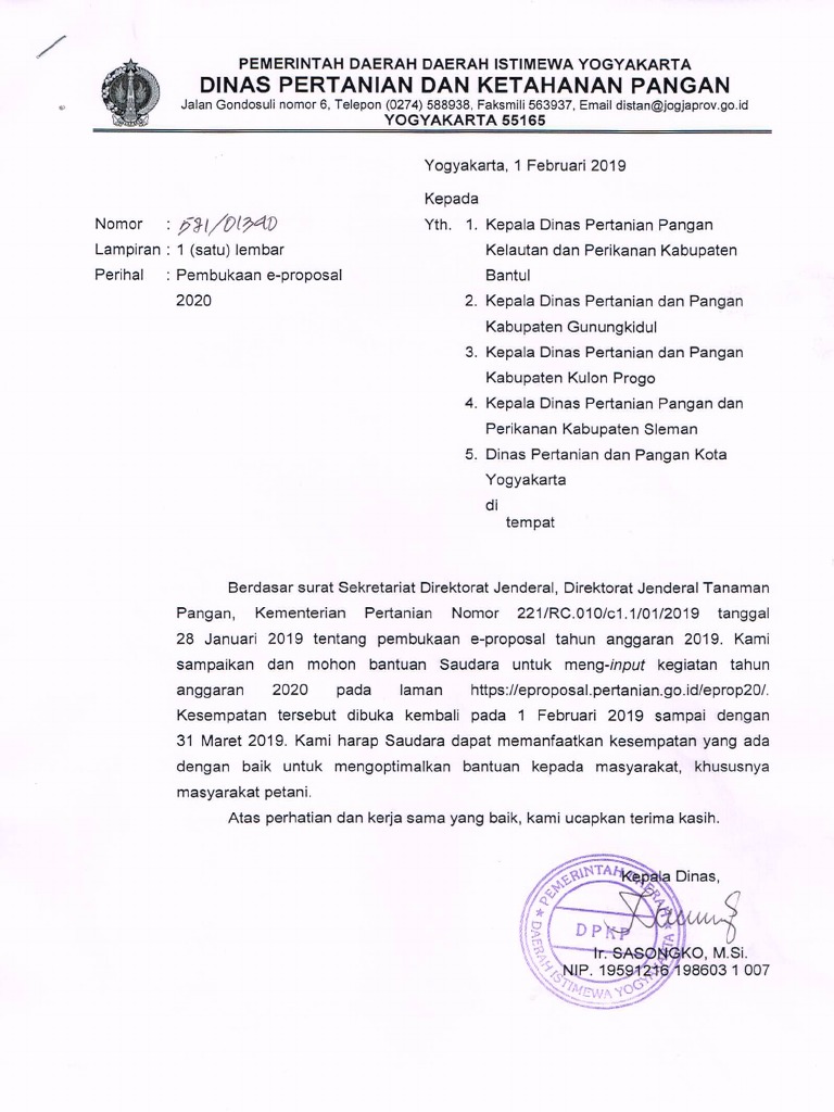 Pembukaan E-Proposal TA.2020 | PDF