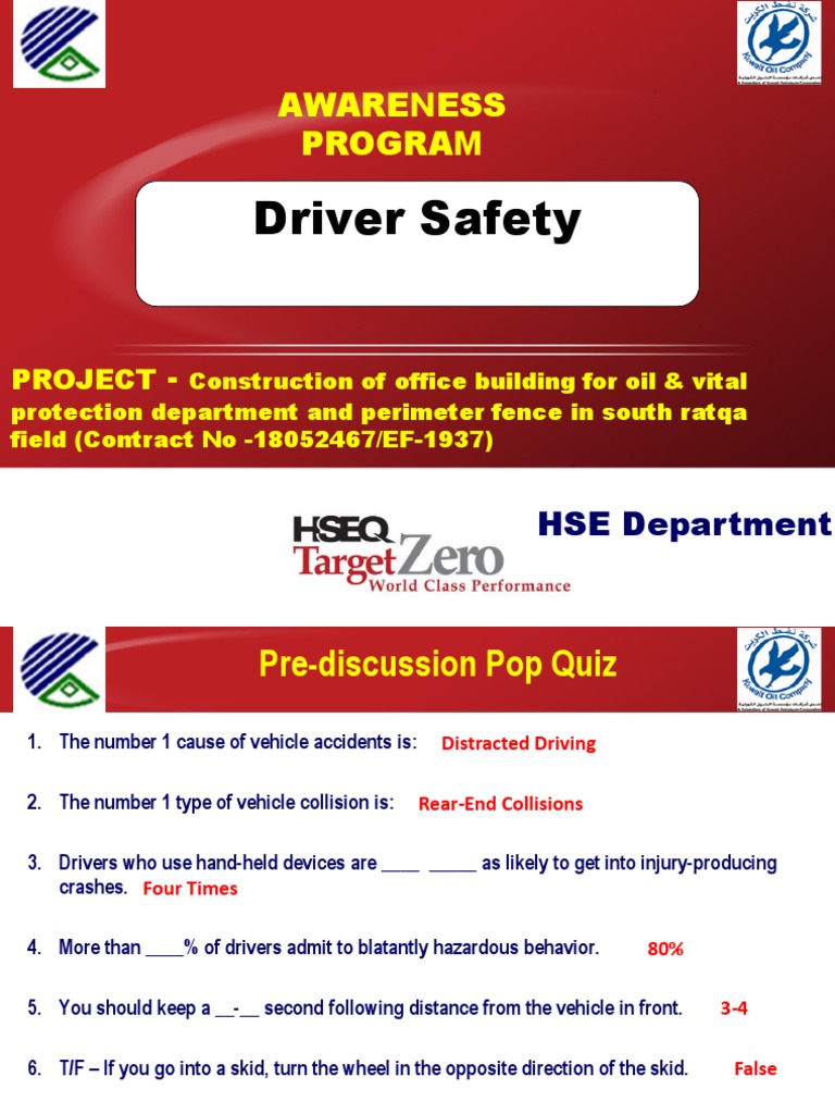 Driver Safety | PDF | Traffic Collision | Driving