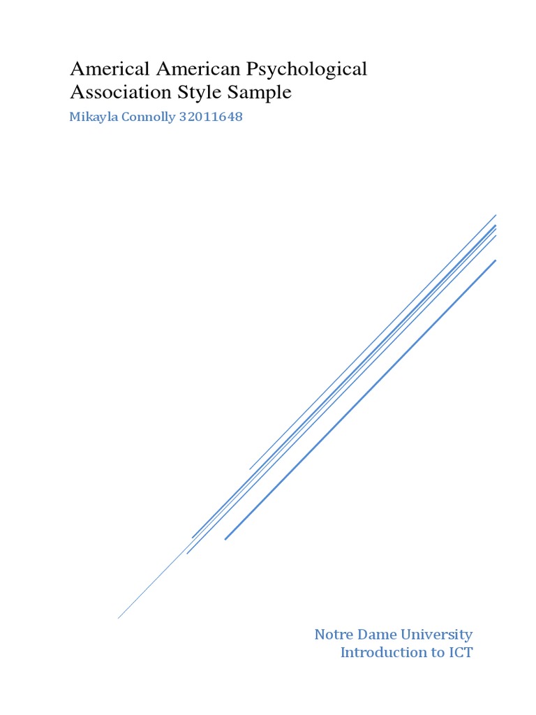 Mikayla Ict Word | PDF | Citation | Apa Style