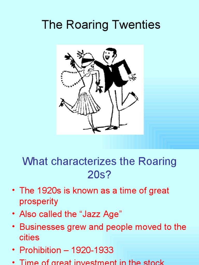 The Roaring 20s | PDF | Roaring Twenties | Car