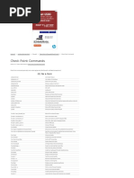 Check Point CLI Reference Card & Cheat Sheet | PDF | Command Line ...