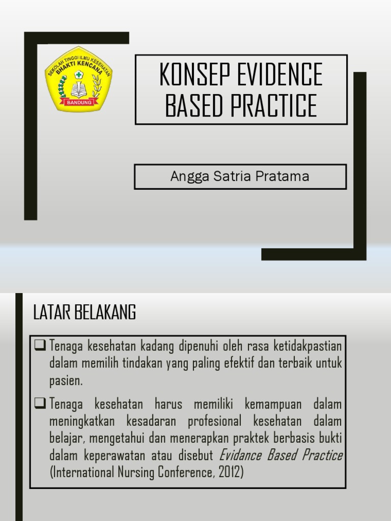 Konsep EBP | PDF