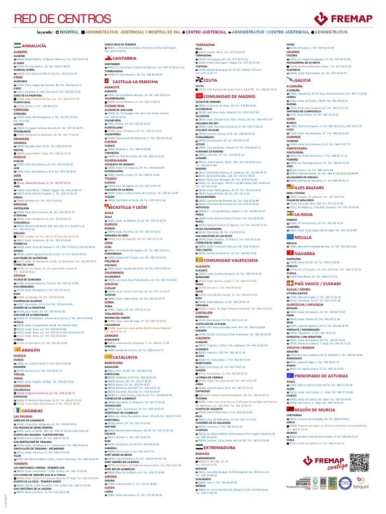 Red de Centros de Fremap | PDF | Españoles | España