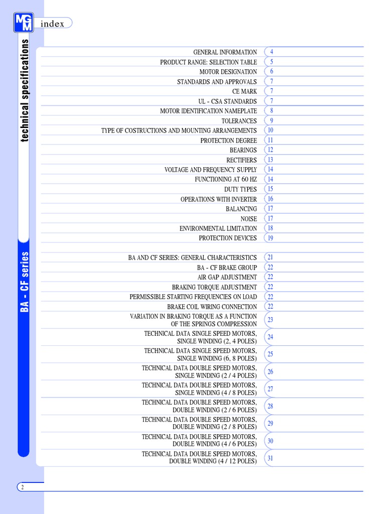 MGM Motor Catalogue | PDF | Electric Motor | Alternating Current