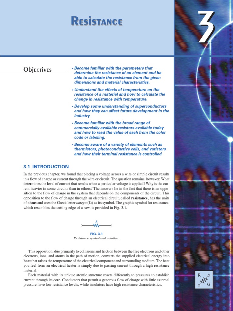 3 Resistance | PDF | Electrical Resistivity And Conductivity ...