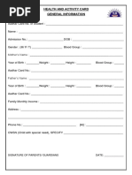 RTE Self Declaration Application Form | PDF | Teachers | Learning