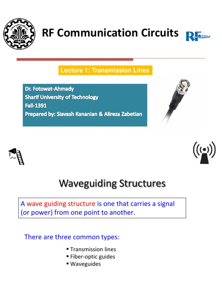 Transmission Lines Overview and Theory | PDF | Transmission Line ...