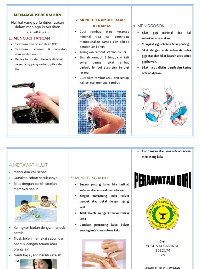 Leaflet Perawatan Diri | PDF