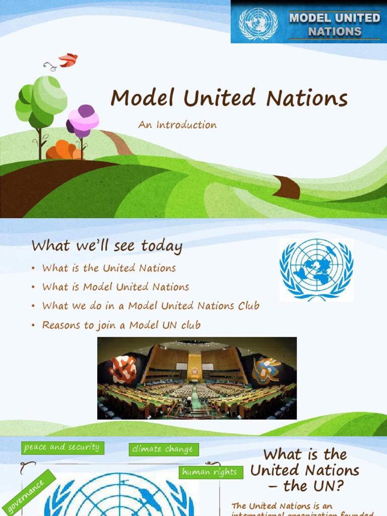 Model UN: A Comprehensive Guide | PDF | United Nations | International ...