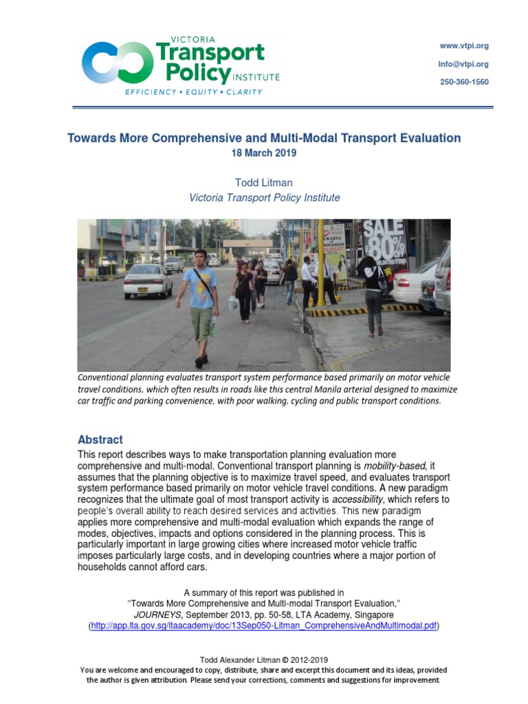 Transport Evaluation | PDF | Public Transport | Transport
