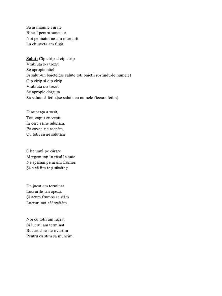 Sa Ai Mainile Curate | PDF
