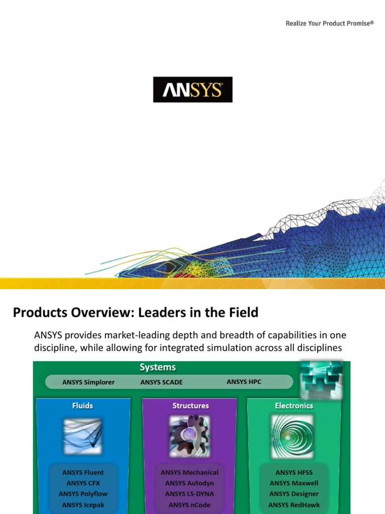 Ansys Product Overview | PDF | Fluid Dynamics | Simulation