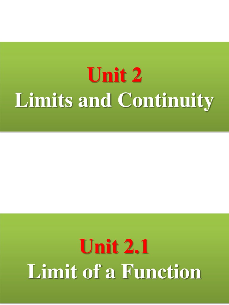 Limit of A Function | PDF | Function (Mathematics) | Functions And Mappings