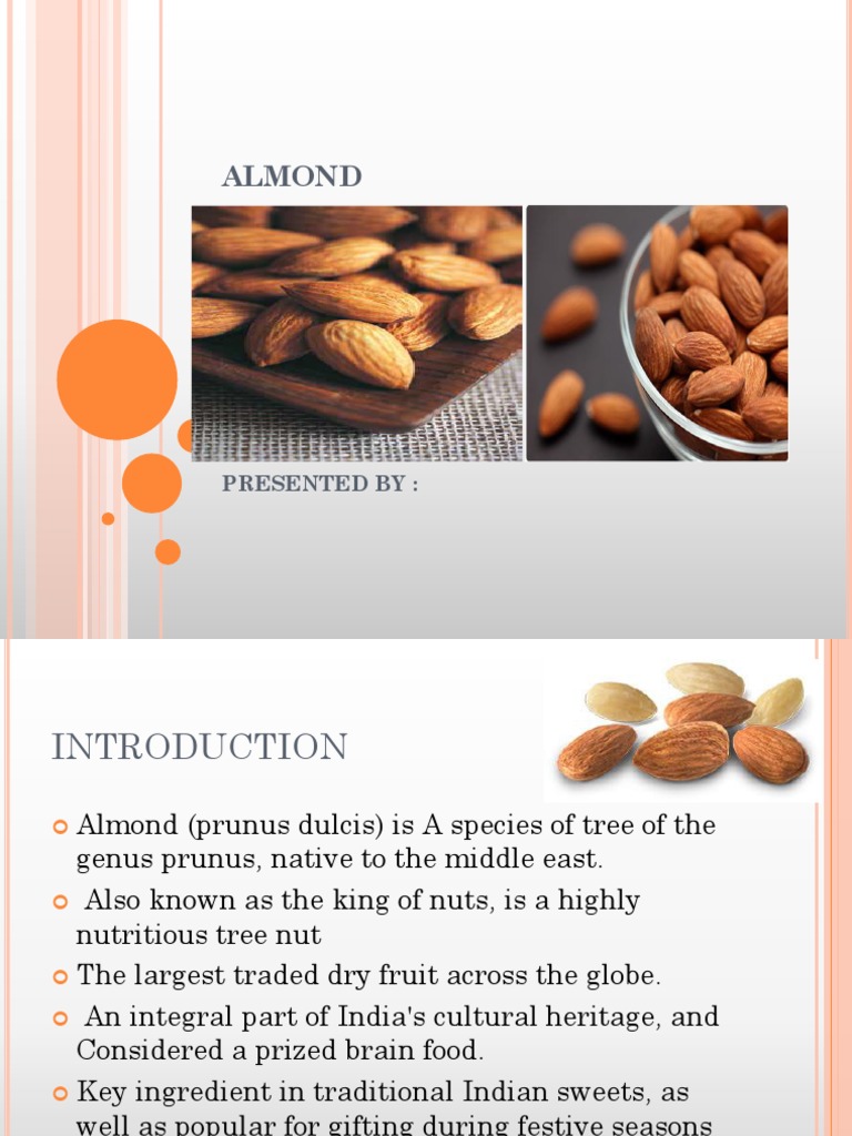 Almond | PDF | Almond | Business