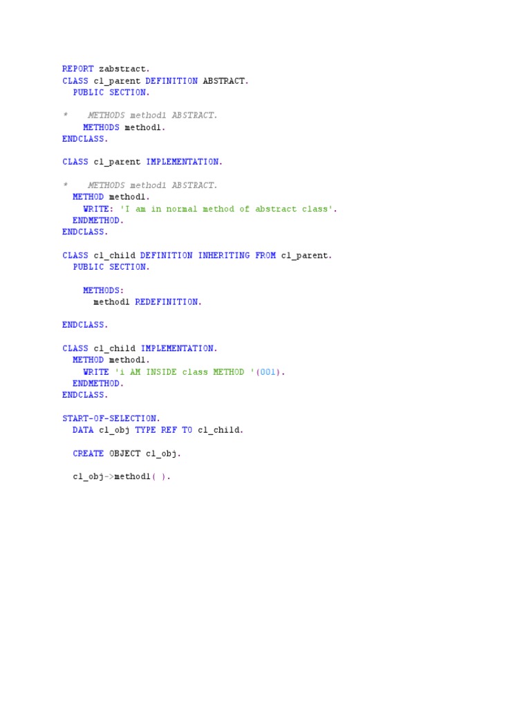 What Is Abstract Method | PDF