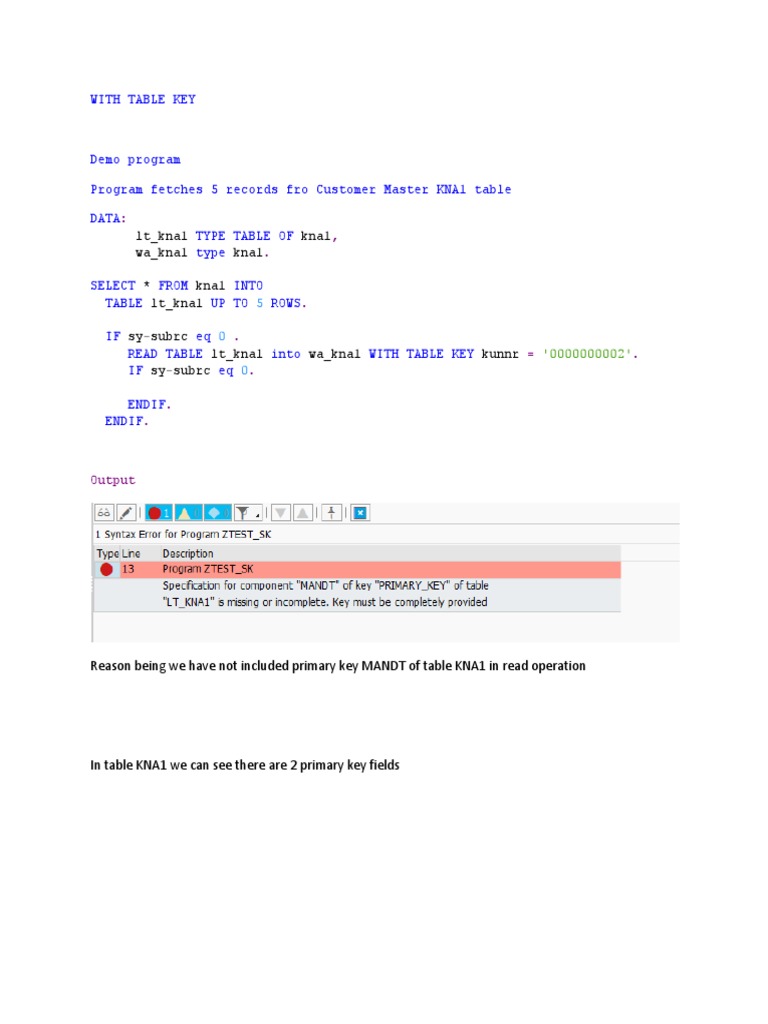 Internal Table Performance | PDF | Computing | Software Engineering