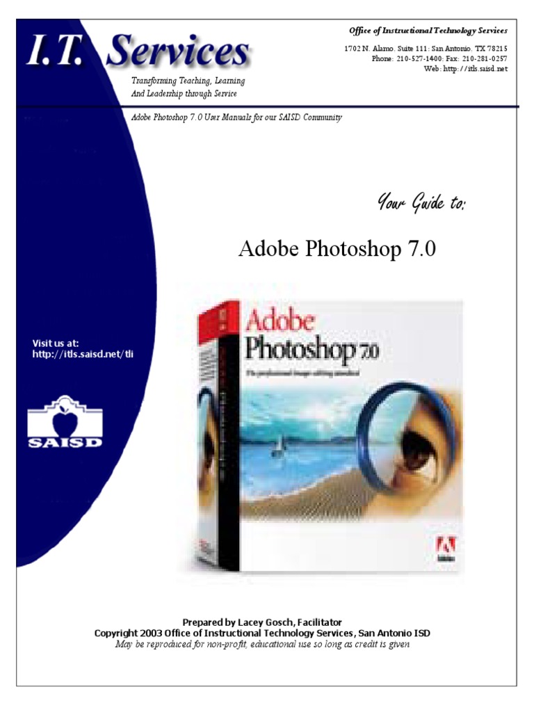 Adobe Photoshop 7.0 Manual PDF | PDF | Adobe Photoshop | Computing