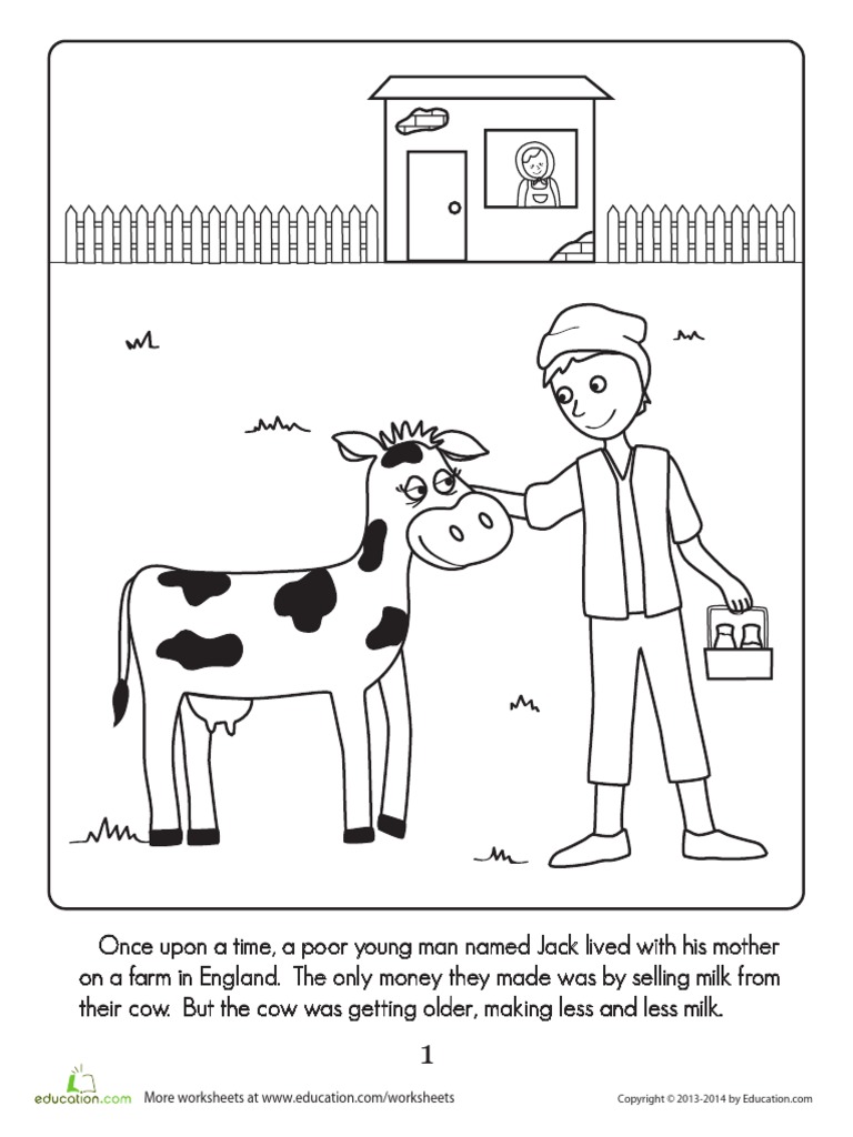 Jack and The Beanstalk Part 1 | PDF | Jack And The Beanstalk | English ...