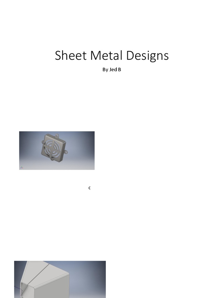 Sheet Metal Design Techniques | PDF