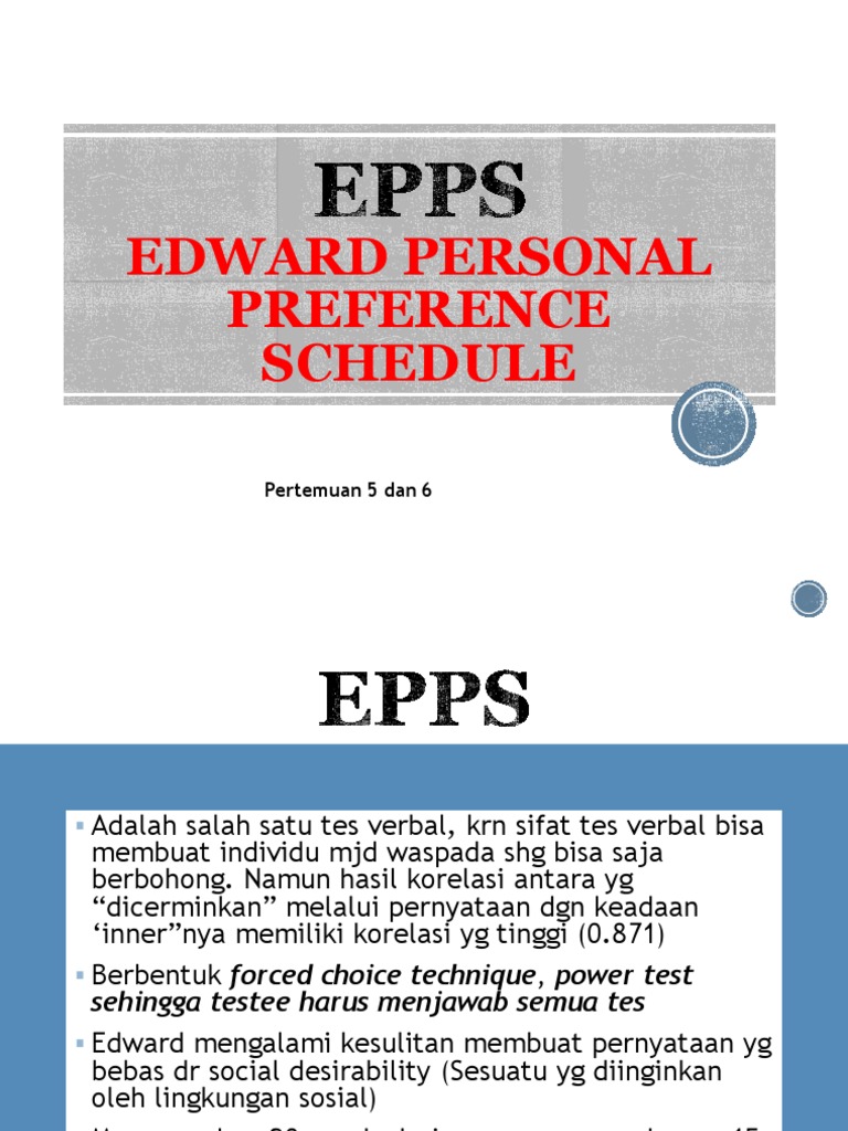 EPPS | PDF