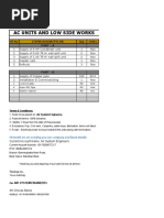 (Boq) For The VRF Systems | PDF | Duct (Flow) | Heat Exchanger