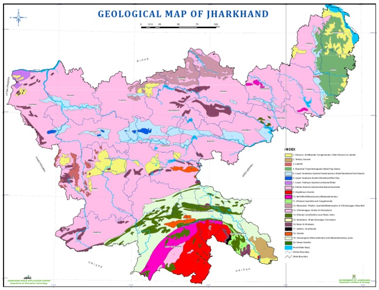 Geological Map of Jharkhand PDF | PDF