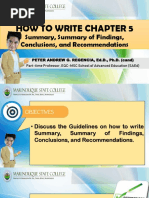 How To Write Chapter 2 | PDF | Citation