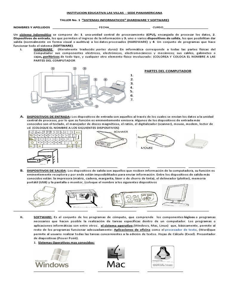 Examen Comp Pdf Periférico Hardware De La Computadora
