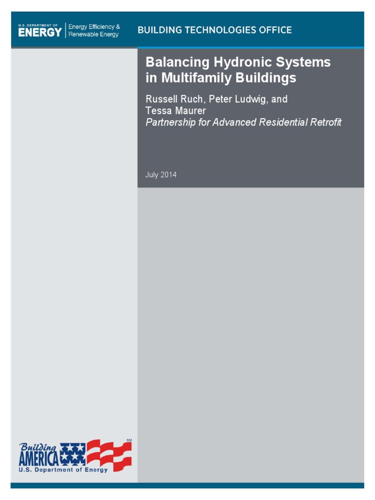 Balancing Hydronic Systems in Multifamily Buildings: Russell Ruch ...