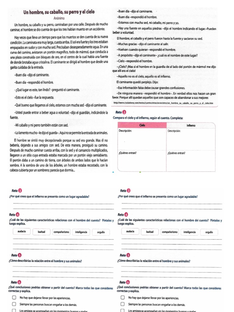 Un Hombre, Su Caballo, Su Perro y El Cielo | PDF