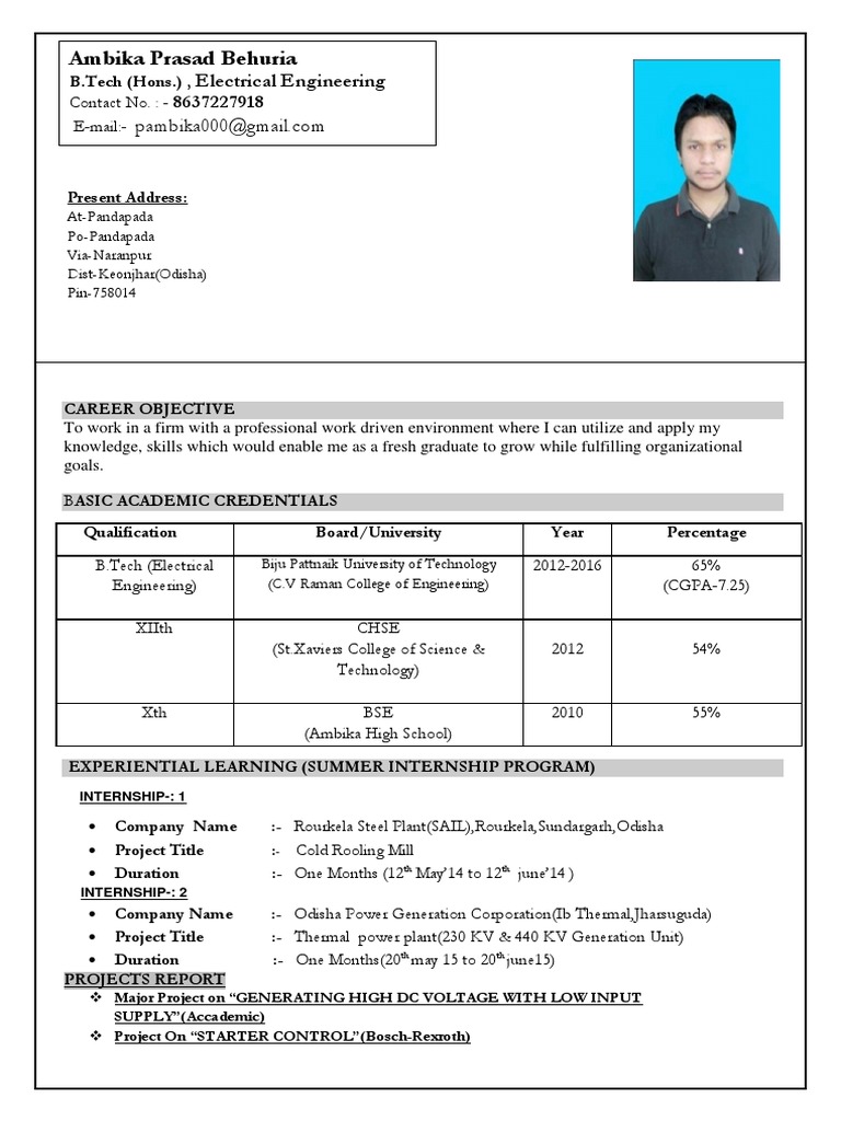 CV New | PDF | Automation | Programmable Logic Controller