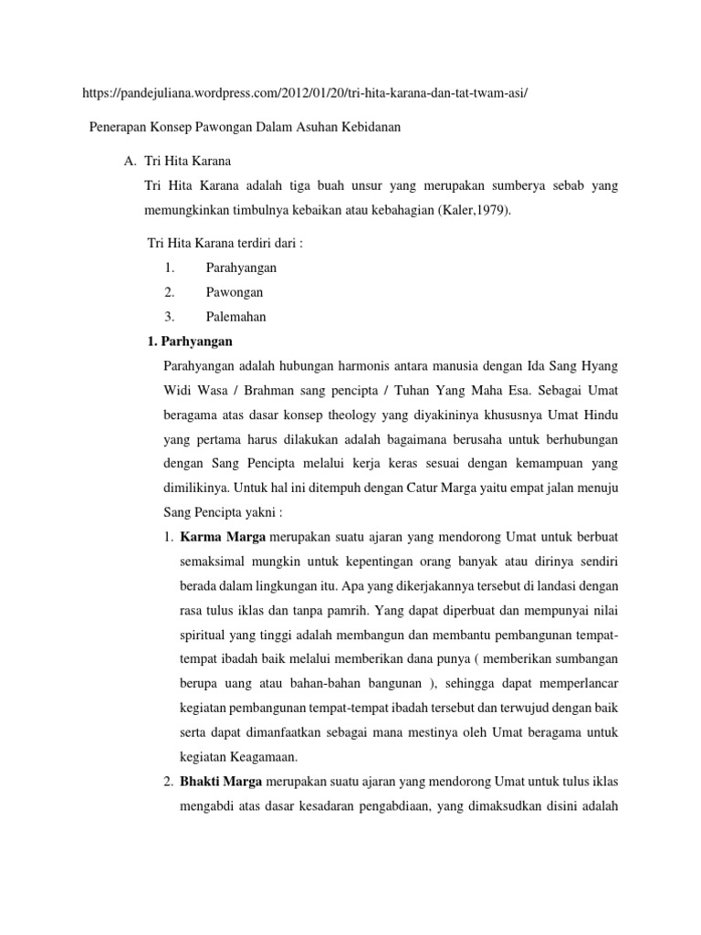Penerapan Konsep Pawongan Dalam Asuhan Kebidanan | PDF